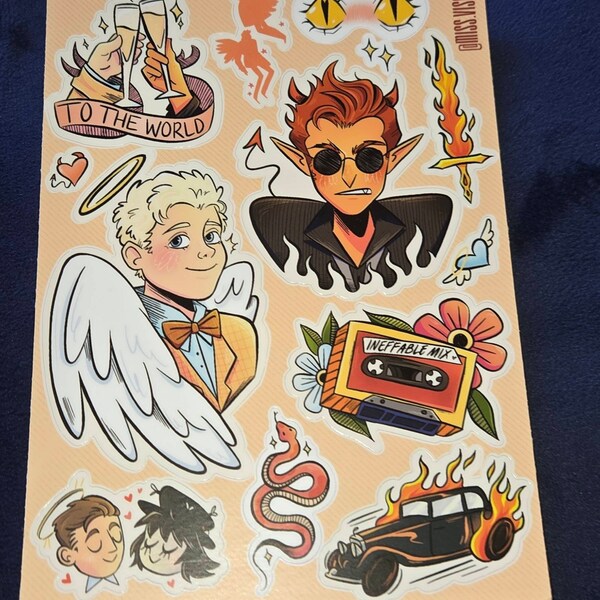 Castiel Original Matte Finish Vinyl Sticker, Durable Waterproof 3 ...