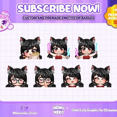 Custom Animated Emotes, Emojis, Sub Emotes for Your Twitch, Youtube ...
