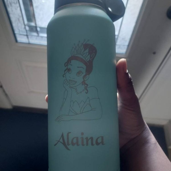 Personalized Laser Engraved Water Bottle With Custom Logo Name Text ...