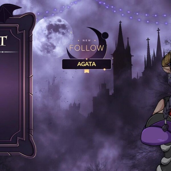 Warm Glow: Animated Vtuber Overlay Pack Minimal, Cozy, Starry Theme Chatting & Gaming Scenes for ...