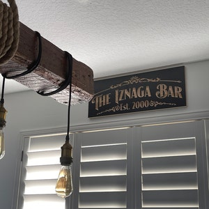 Custom Bar Sign Custom Pub Sign Craft Beer Sign Personalized Pub Sign ...