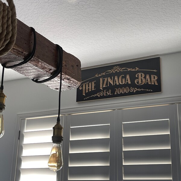 Custom Bar Sign Custom Pub Sign Craft Beer Sign Personalized Pub Sign ...