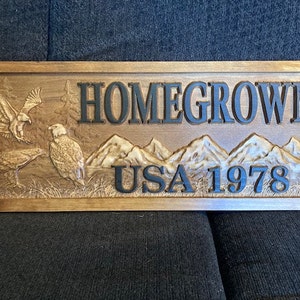 Custom Eagle Sign American Eagle Wall Art Front Door Sign Front Porch ...