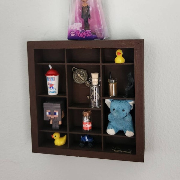 Wooden Curiosity Cabinet Printer Tray Letterbox Display, Rock Display ...