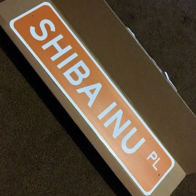 Shiba Inu ,shiba Inu Sign, Shiba Inu Lover, Custom Street Sign,quality ...