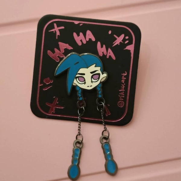 Jinx and Vi Mini Pins | Arcane | Enamel Pin - Etsy