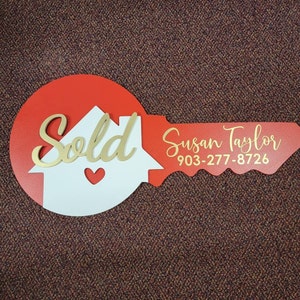 Custom CAR DEALERSHIP Sold Sign Care Salesman Gift Sold Car - Etsy