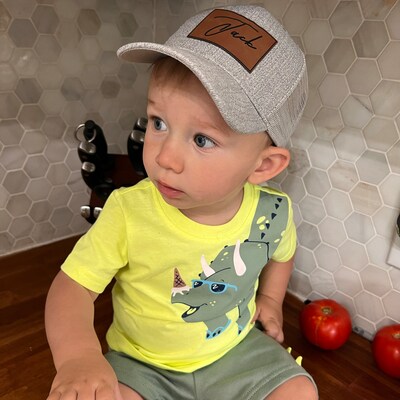 Custom Toddler Ball Cap Hat With Mesh Back Custom Infant Hat - Etsy