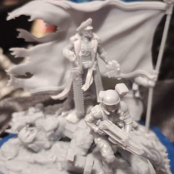 The Space Officer by 3dartguy Miniatures - Etsy