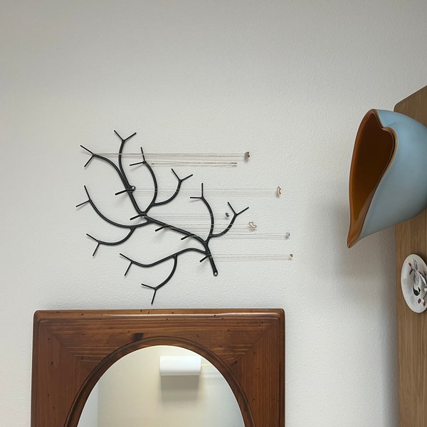 Branch Shaped Rack Ideal for Keys or Jewelry. Branch is Wall Mounted - Etsy