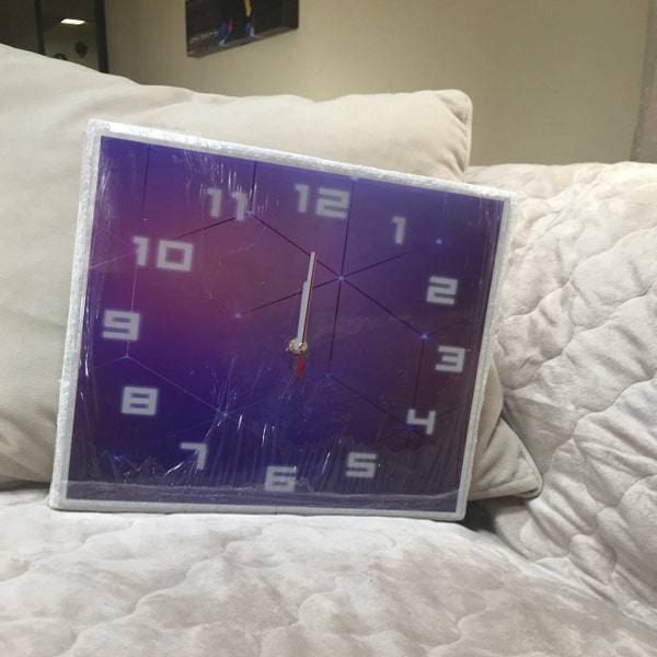 Wall Clock With Numbers, Pastel Colors of the Seawateraqua, Color Tone ...