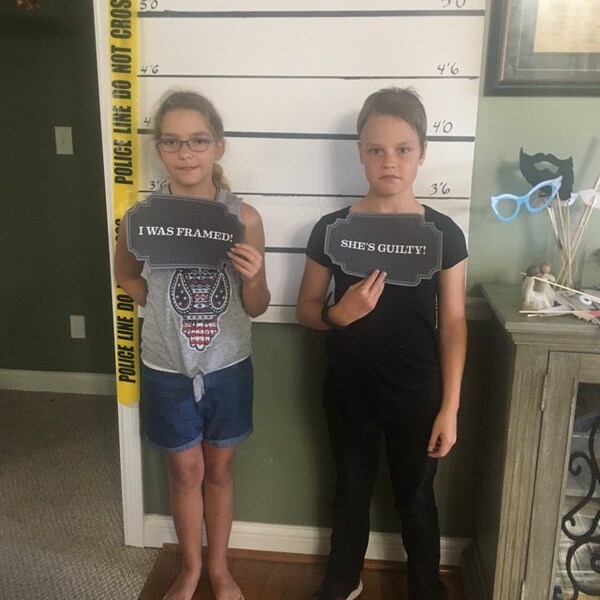Murder Mystery Props | 26 Full Size Printable Props | Mugshot Sign ...