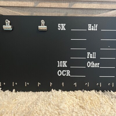 Customizable Single Bib Medal Holder Medal Display Rack You Design It ...