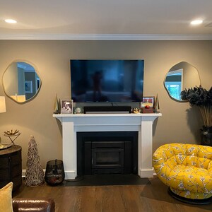 Arched Mirror Half Oval Mirror Arch Shape Mirror - Etsy