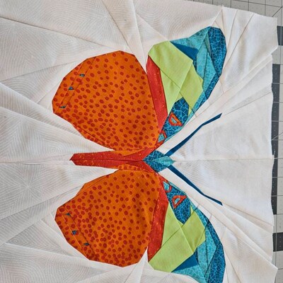 Obrina Olivewing Butterfly Foundation Paper Pieced Pattern Quilt PDF - Etsy