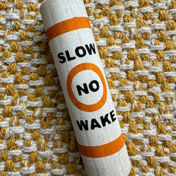 Mini “slow / No Wake” Buoy / Lake Life Decor / Lake Tier Tray - Etsy