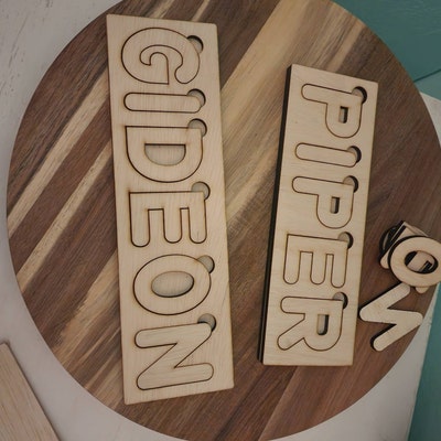 Name Puzzle SVG File Perfect for Glowforge SVG Digital Download - Etsy