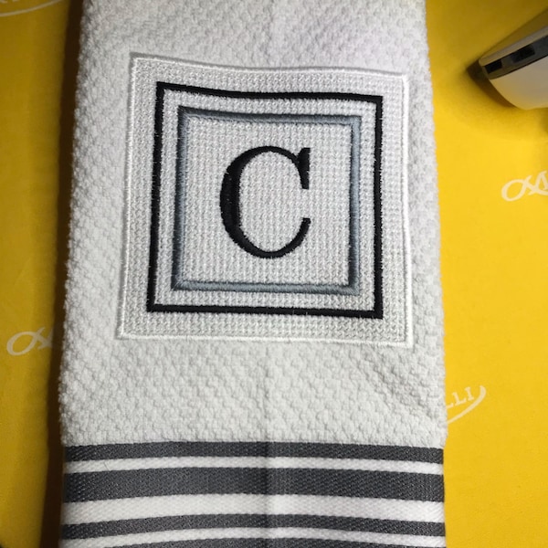 Square Monogram Font With Frame Embroidery Font - INSTANT DOWNLOAD - Etsy