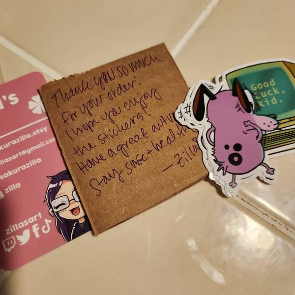 Courage + Computer Vinyl Sticker (3") - Etsy