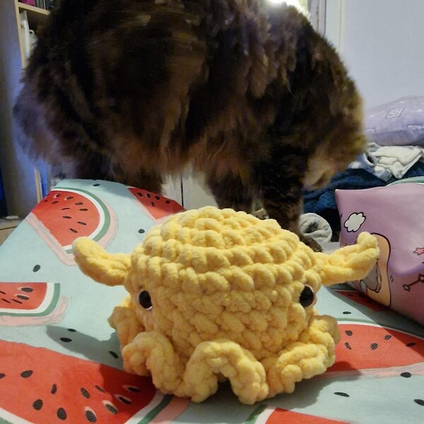 Dumbo Octo Crochet Pattern, No Sew Crochet Pattern, Easter Crochet ...