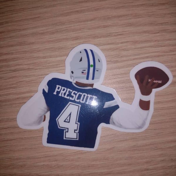 Dak Prescott Dallas Cowboys NFL Sticker - Etsy