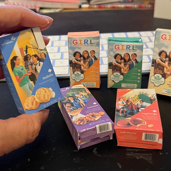 Girl Scout Cookie Thank You Cards or Tags Daisy, Brownie, Junior and ...