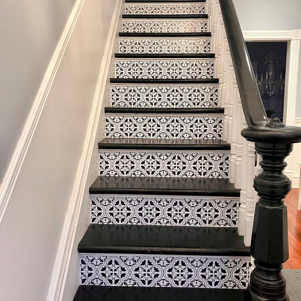 Mexican Talavera Tile Stair Riser Self Adhesive Vinyl Stickers,peel ...