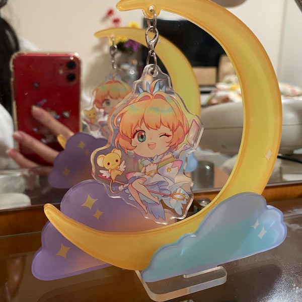 Sakura Acrylic Keychain/stand (convertible) - Etsy