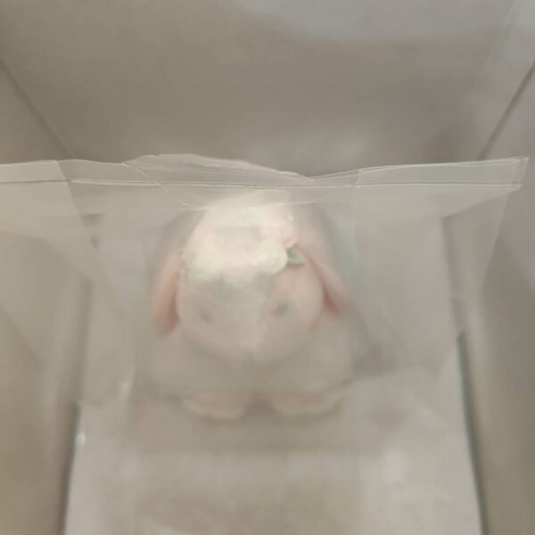 Fondant Baby Blue Bunny Rabbit Cake Topper 1st Birthday Baby Shower ...
