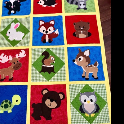 Forest Friends Clip Art and Digital Paper Set Digital Download Woodland ...