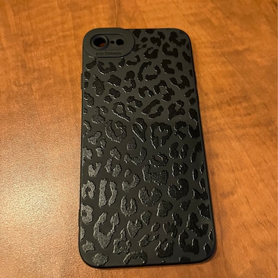 Quilted Detail Black Phone Case - Etsy