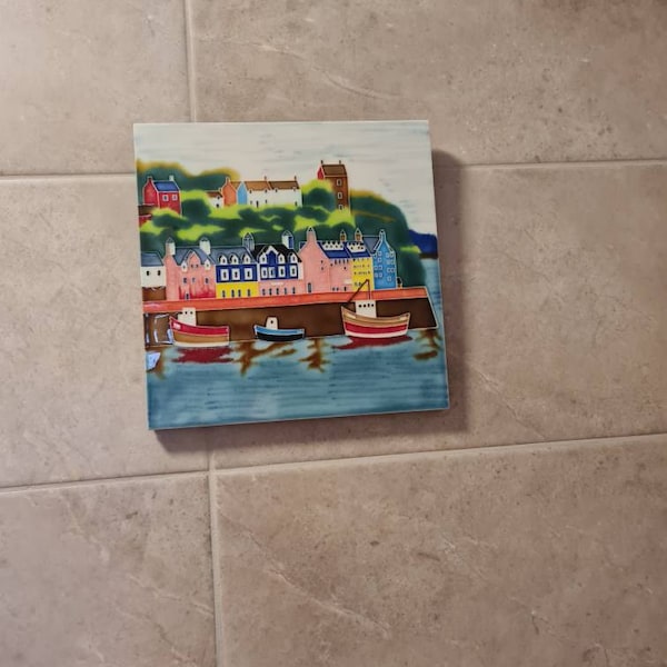 Strathspey Steam Train Ceramic Picture Tile - Etsy