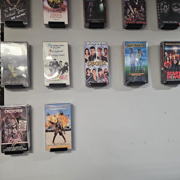VHS Floating Shelf Wall Mount | VHS Display Stand | VHS Collection ...