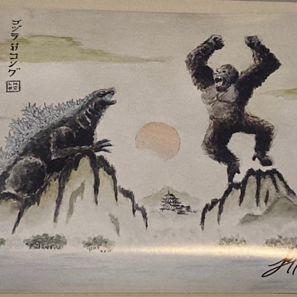 Godzilla GMK Prints - Etsy