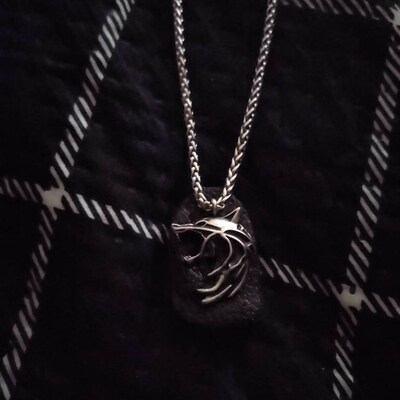 Wolf Pendant Stainless Steel Necklaces, Wizard, Chain Pendants, Fashion ...