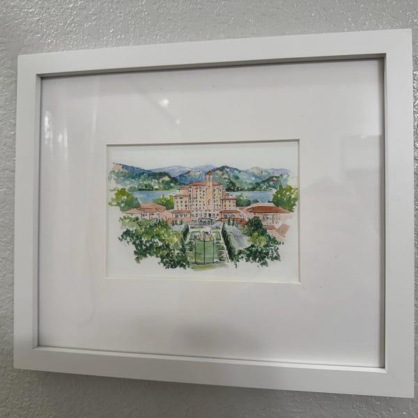 Folly Beach Watercolor - Downtown Folly - Folly Road Painting - James ...