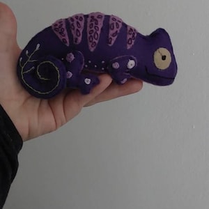PDF Sewing Pattern to Make a Felt Chameleon - Etsy