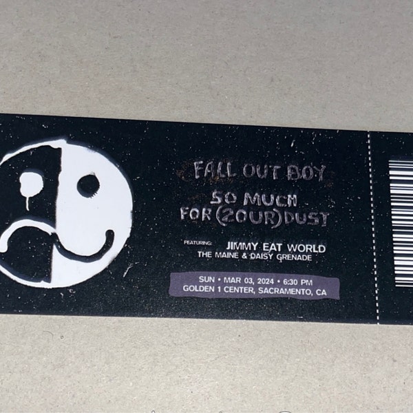 Custom Concert Ticket Digital Download Printable Personalized Event ...