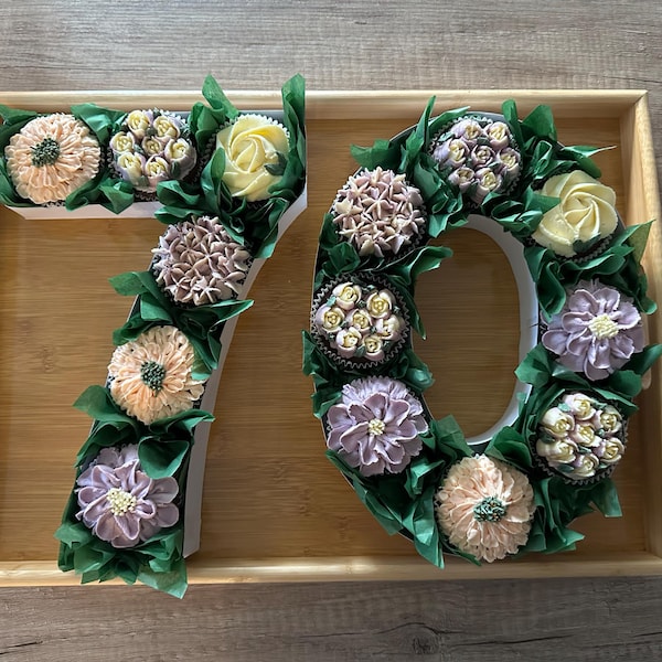 Cupcake Number Boxes, Instruction Guide & Templates, Instant Download ...