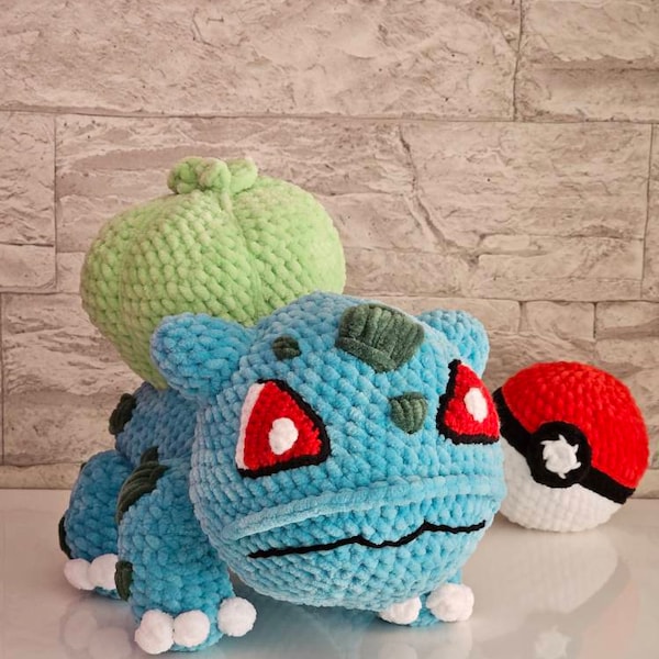 Bulbasaur Crochet Pattern - PDF File - Etsy