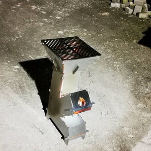 Rocket Stove Fire Pit,grill BBQ Barbecue Dxf Files for Plasma,mangal ...