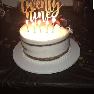 Twenty Seven Cake Topper, Twenty Eight Cake Topper, Twenty Nine Cake ...