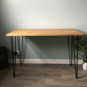 Minimalist Scandinavian Birch Plywood Desk With Hairpin Legs ...