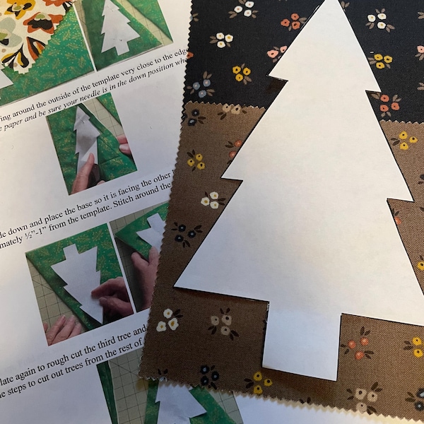 Easy Fabric Bookmark PDF SEWING PATTERN, Digital Download, How to Make ...