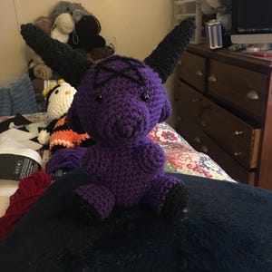 Baby Baphomet Demon Devil Goat Amigurumi Pattern Pdf-pattern ENG / SPA ...