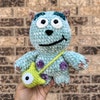 Mini Monster-keychain Version Crochet Pattern by Aquariwool Crochet ...