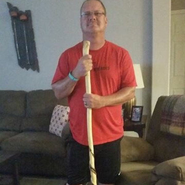 Twisted Ash Wood Staff, Walking Stick, Walking Cane, Hiking Stick ...