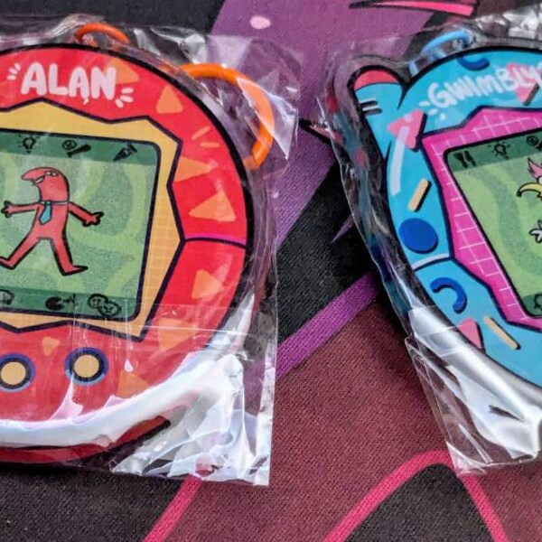 IN-HAND Resident Evil Tamagotchi Keychain 3 Inch - Etsy