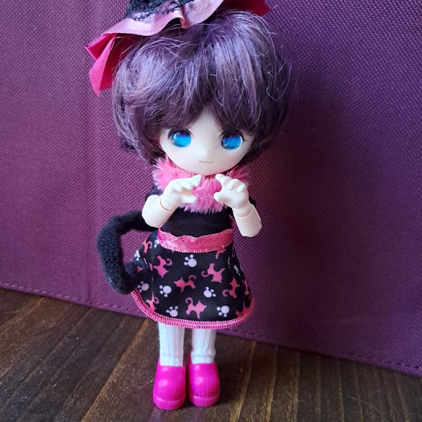 Fatiao - New OB11 Obitsu 11 Blythe 1/12 BJD Doll Canvas Lace-up Shoes ...