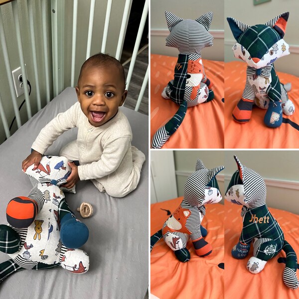 Keepsake Fox , Memorial Stuff Animals , Keepsake Memory Toys , Memorial ...